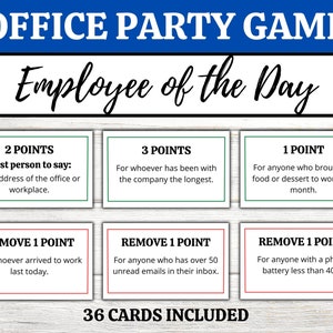 Printable Office Party Game Work Party Game Team Building - Etsy