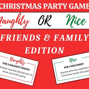 Printable Christmas Party Game Adult Holiday Party Game - Etsy