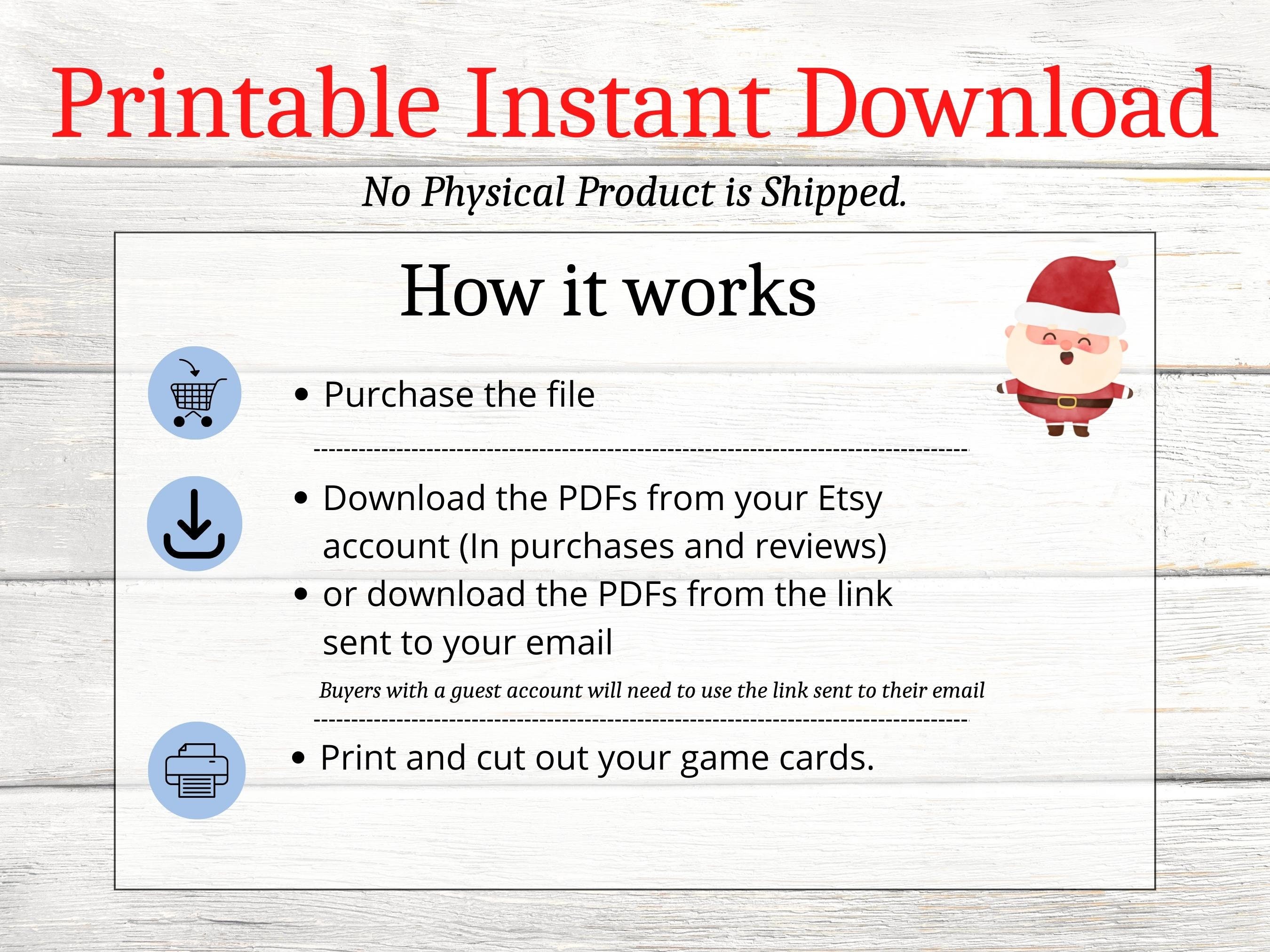 Holiday Office Game Printable | Christmas Work Party | Virtual Party ...