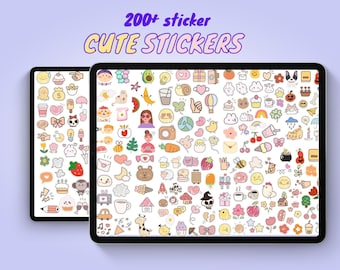 Kawaii Planner Stickers Digital - Etsy