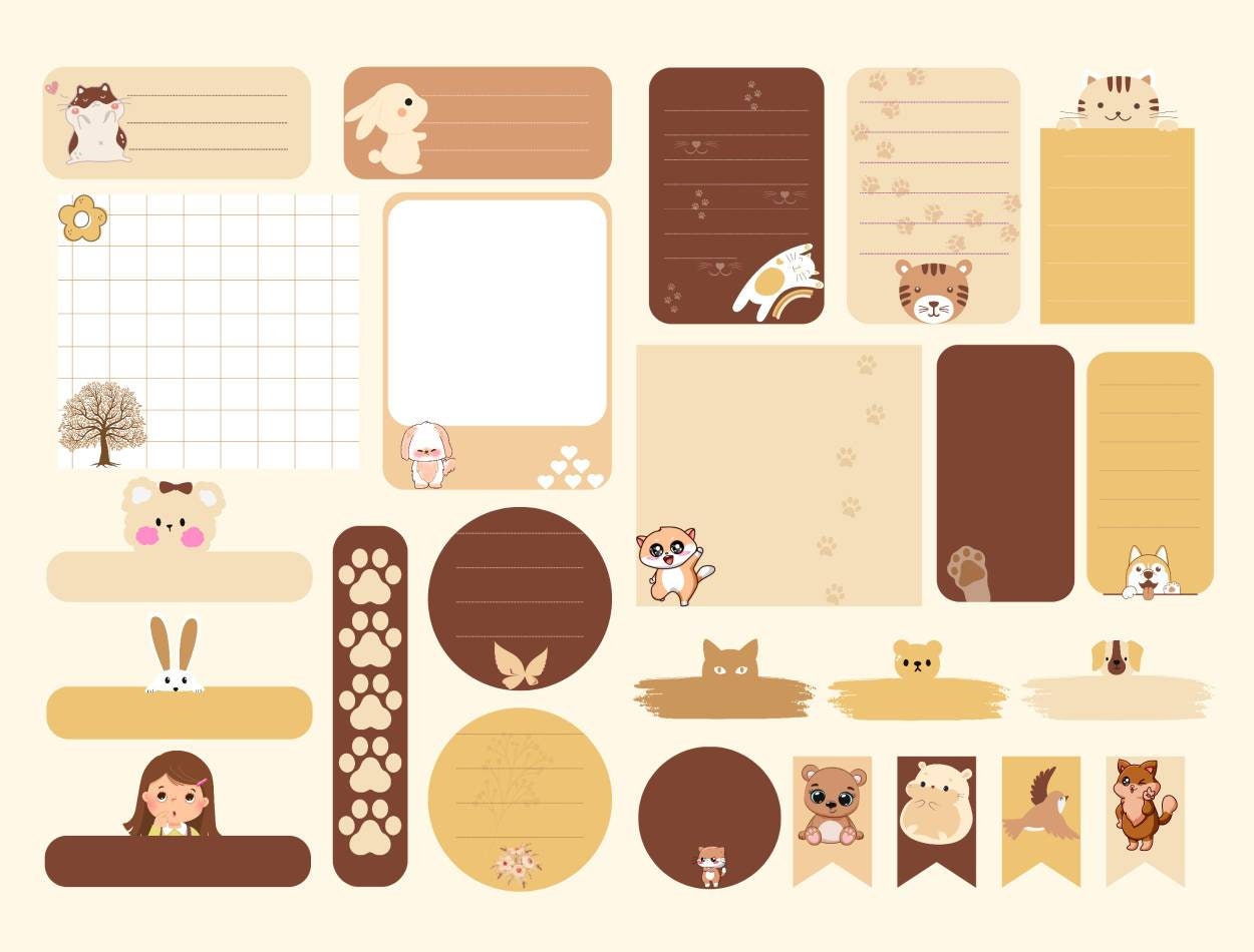 Goodnotes Sticky Notes , Note Sticker , Digital Notes , Notes Stickers ...