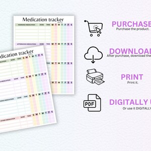 Printable Weekly Medication Tracker: Pill & Supplement Log (PDF) - Etsy