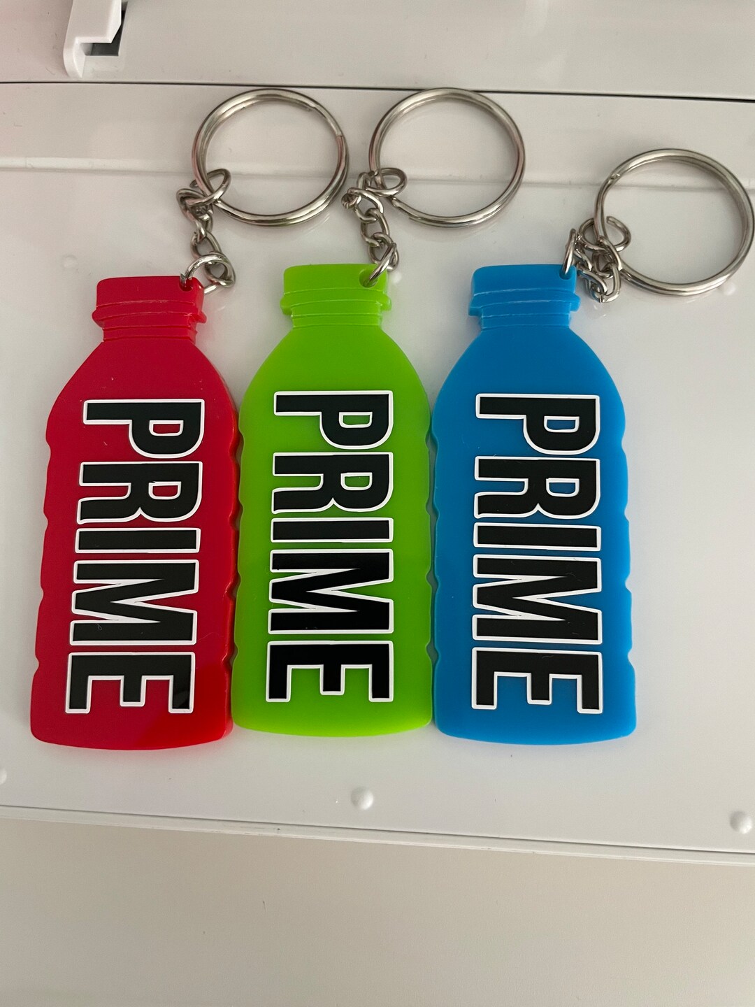 PRIME Hydration Drink Bottle Keyring multicoloured Assortment Blue ...
