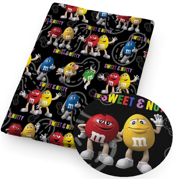 M and M Candy Fabric - Etsy