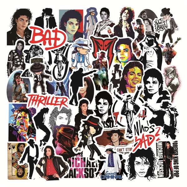Michael Jackson Stickers - Etsy