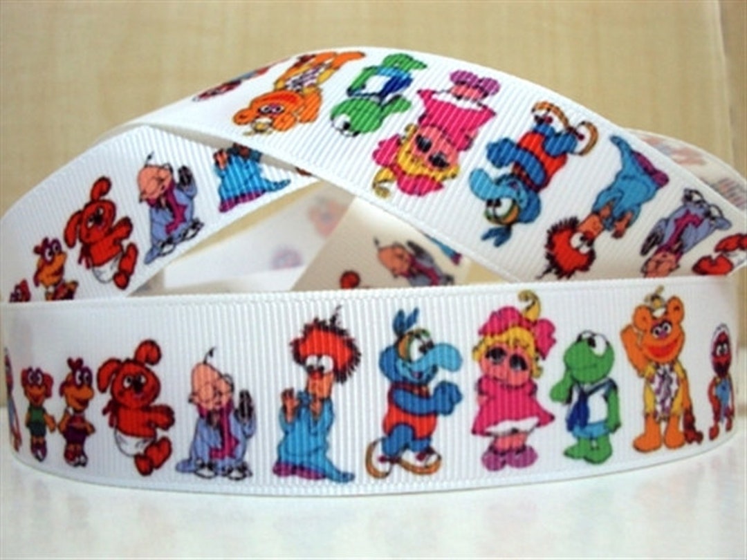 The Muppets Ribbon 1 High Quality Grosgrain Ribbon by the Yard Ms ...