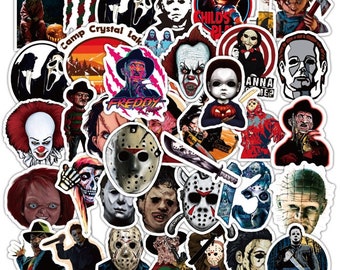 Horror Movie Mini Sticker Halloween Sticker Scary Movie - Etsy