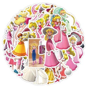 Princess Peach Sticker Packs Water Resistant Laptop Sticker Water ...