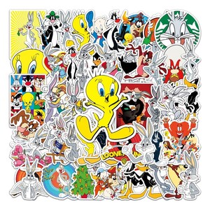 Looney Tunes Sticker Packs Water Resistant Laptop Sticker Water Bottle ...
