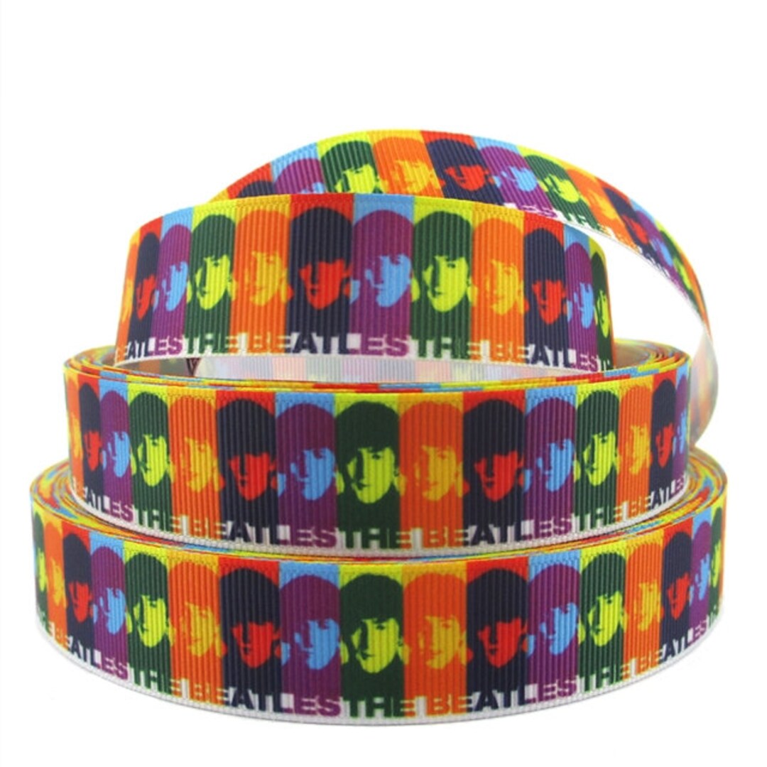 The Beatles Ribbon 5/8 7/8 1 and - Etsy