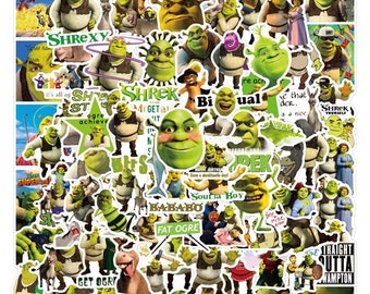 Shrek Sticker - Etsy UK