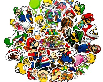 Bowser Super Mario Bros Sticker Decal Laptop Sticker - Etsy