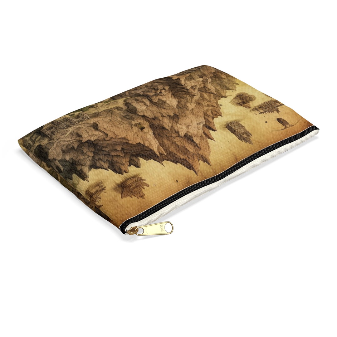 Expedition Essentials: Ancient Map Accessory Pouch for Adventurous ...