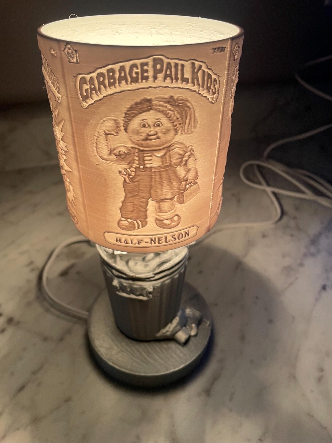 Garbage Pail Kids Mini Lamp - Etsy