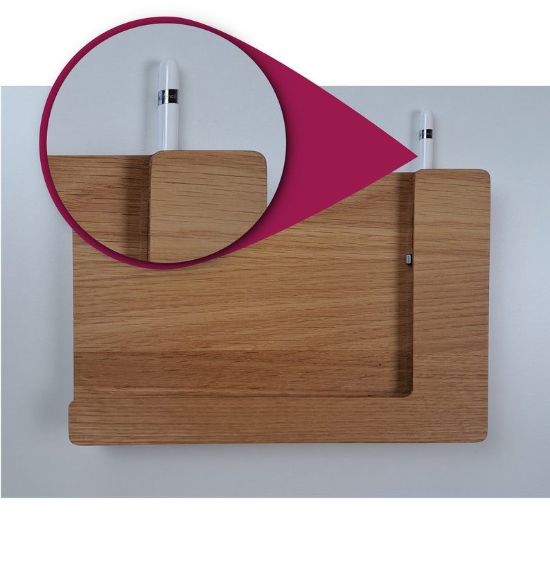 Support de tablette mural en bois de chêne massif avec ou sans fonction ...