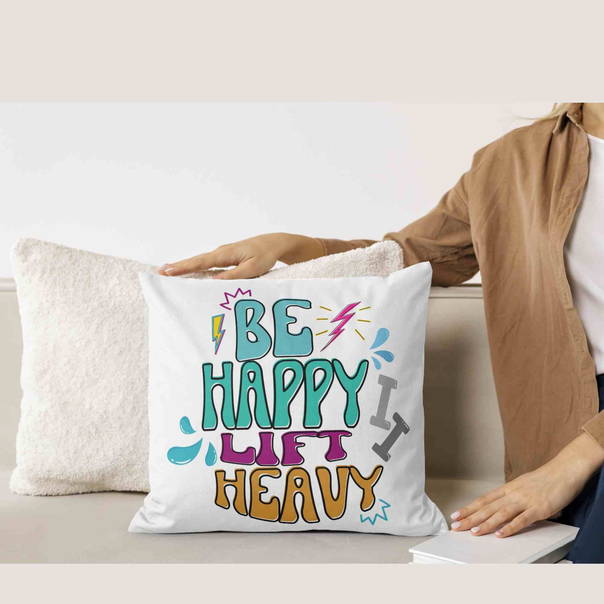 Be Happy Lift Heavy SVG, JPG and PNG Instant Download for Your Project ...