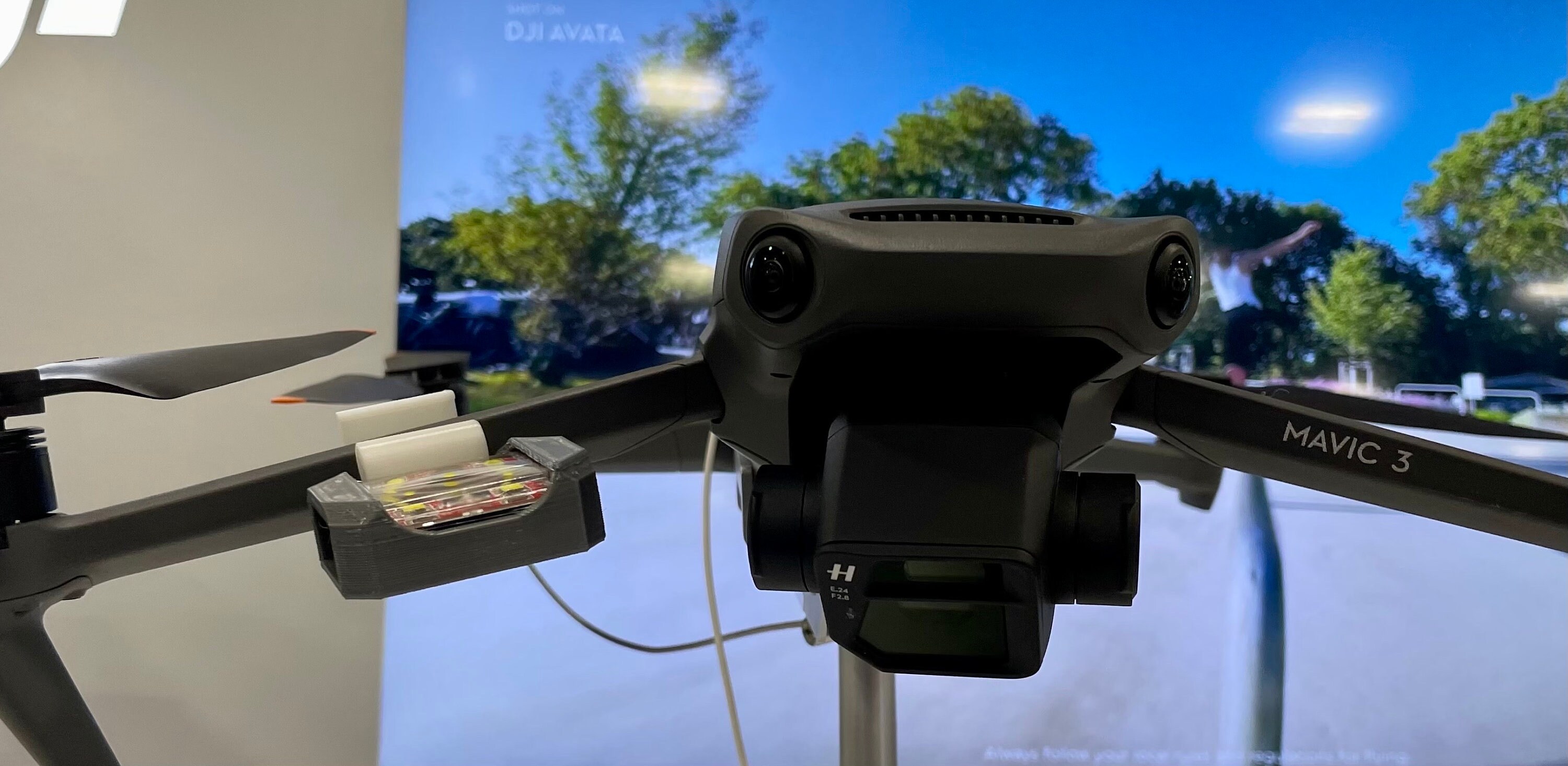 Strobe Mount for the DJI Mavic 3, Air 2 , Air 2S, Mini 2, Mini 3 for Firehouse Technology ARC V ...