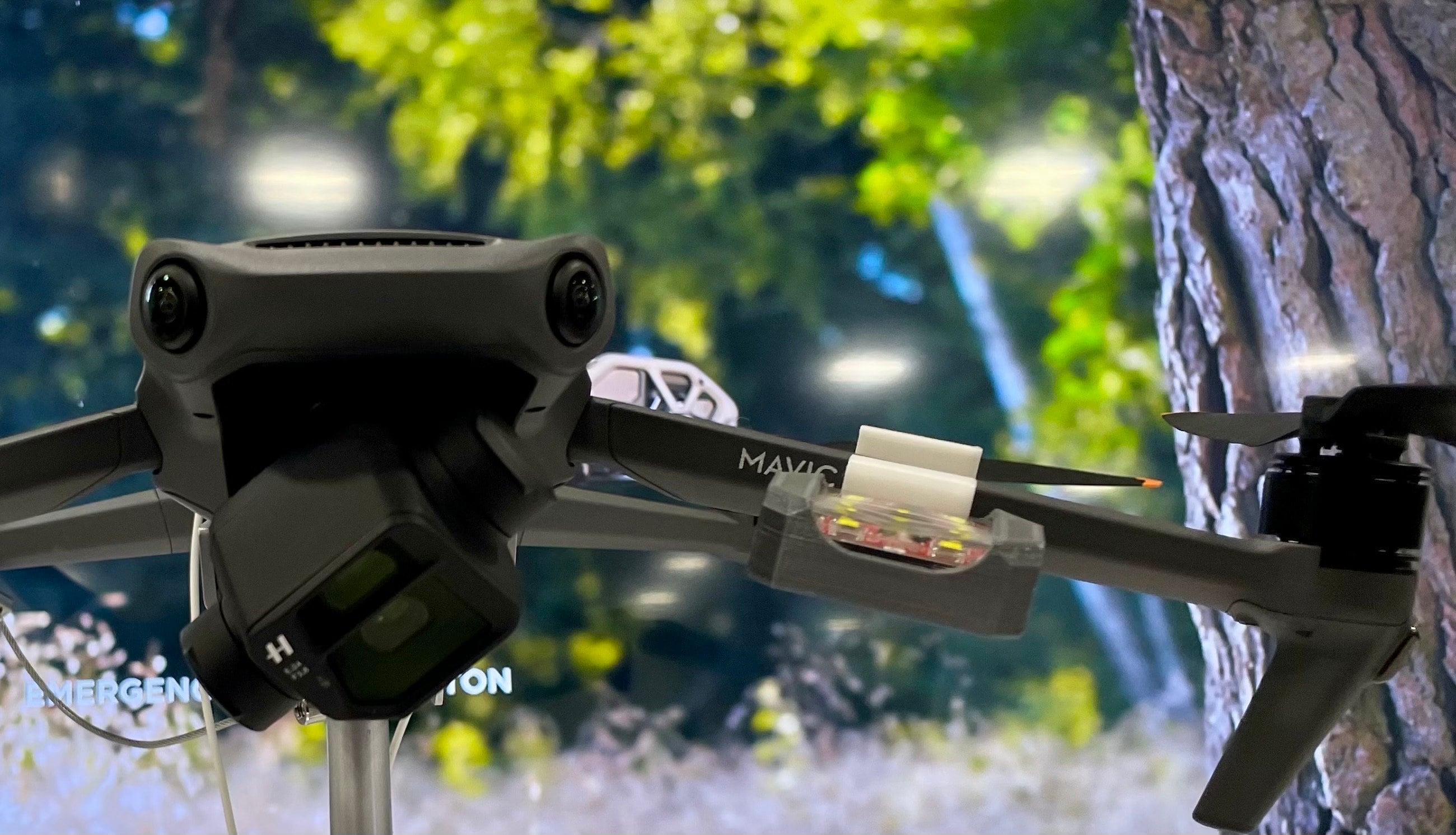 Strobe Mount for the DJI Mavic 3, Air 2 , Air 2S, Mini 2, Mini 3 for Firehouse Technology ARC V ...