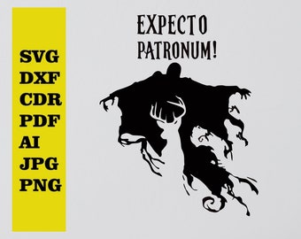 Wizard Magic Cut Svg Dxf File Wall Sticker Pdf Silhouette Template Cnc ...