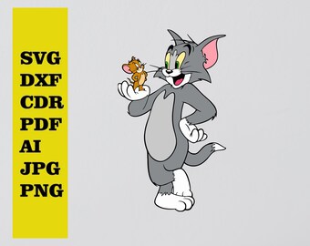 Tom Jerry Template - Etsy