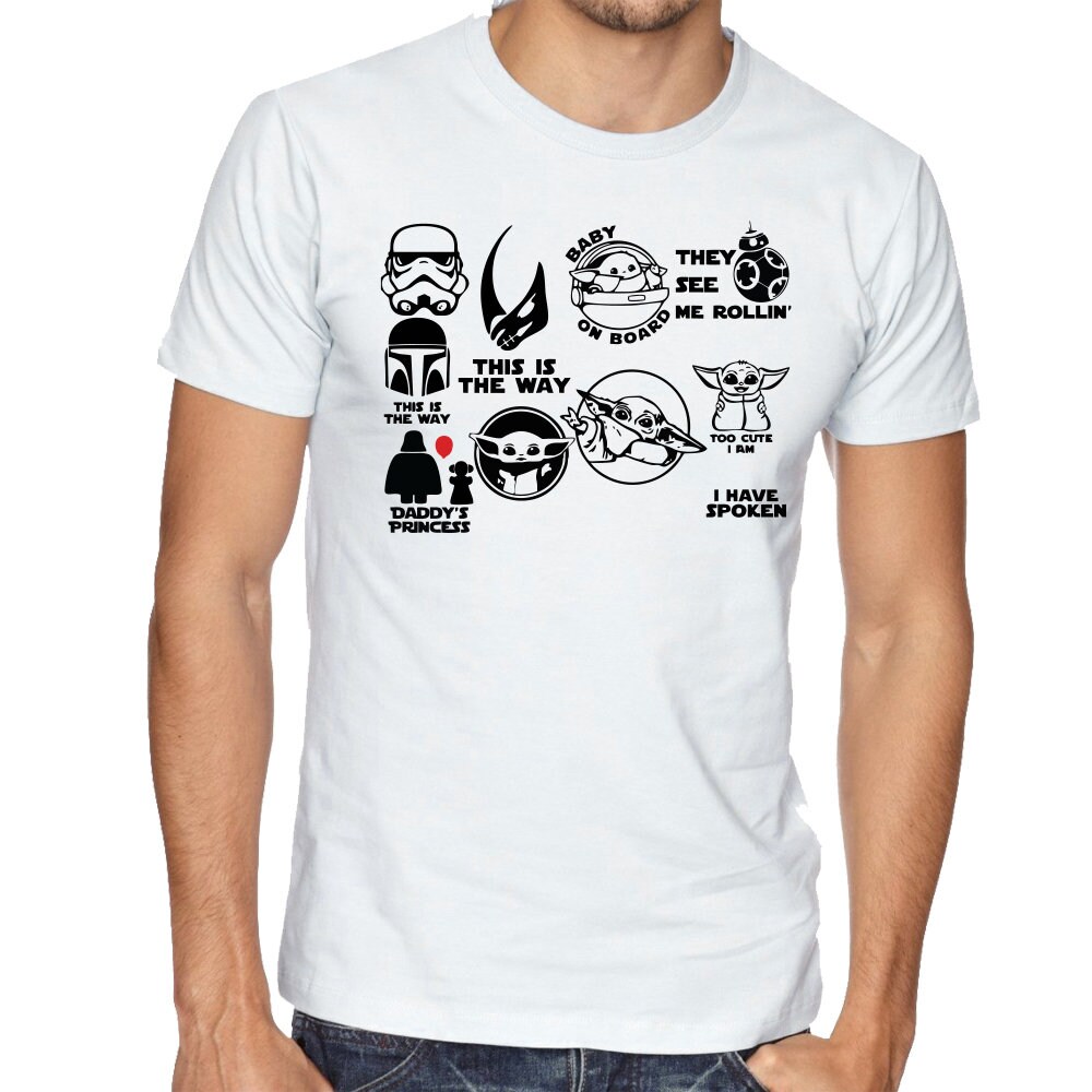 Star Wars 10 Pieces Cut Svg Dxf File Wall Sticker Pdf Silhouette ...