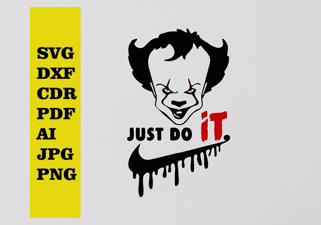 Devil Cut Svg Dxf File Wall Sticker Pdf Silhouette Template Cnc Cutting ...