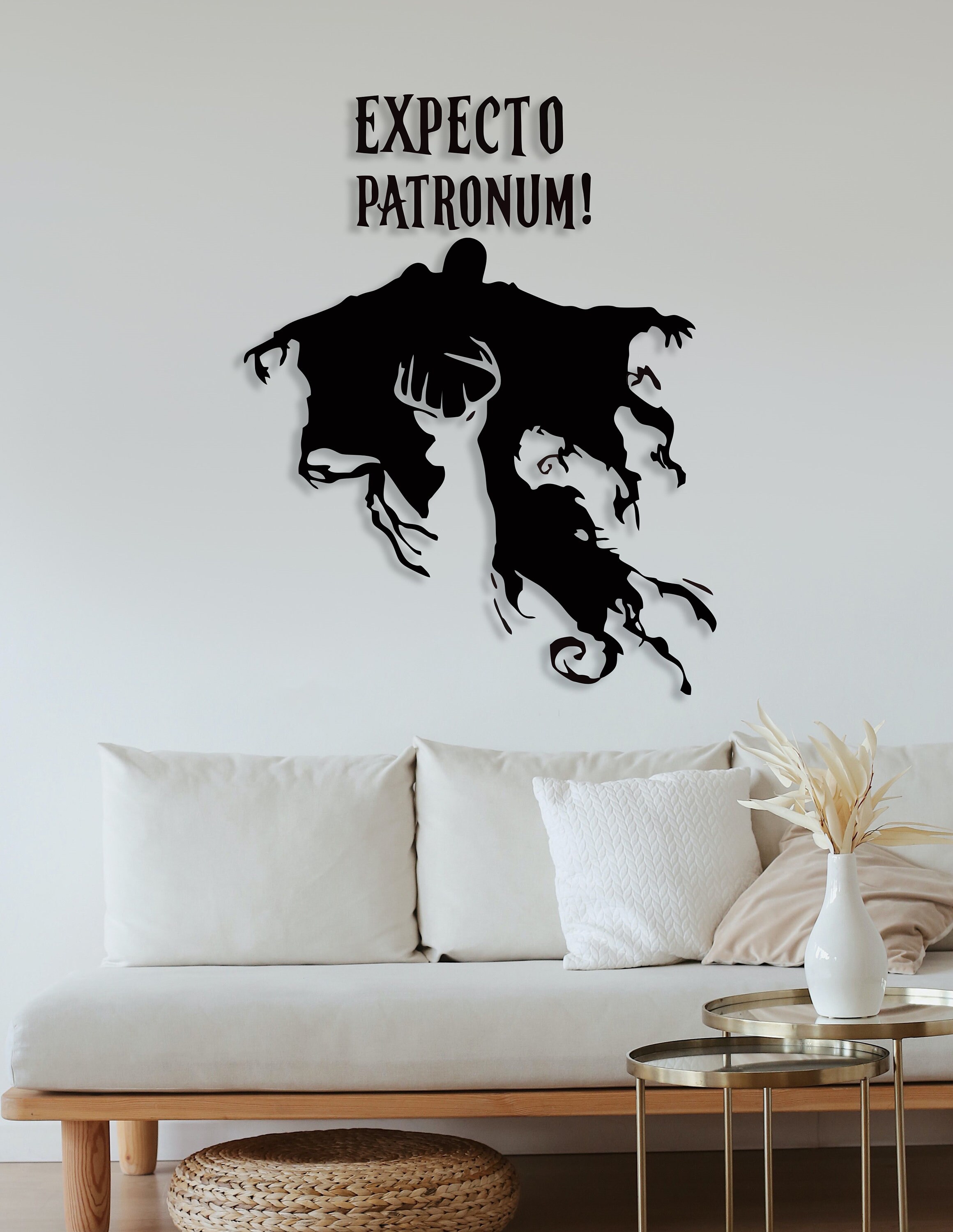 Wizard Cut Svg Dxf File Wall Sticker Pdf Silhouette Template Cnc ...