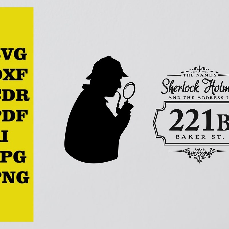 Sherlock Silhouette - Etsy