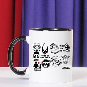 Star Wars 10 Pieces Cut Svg Dxf File Wall Sticker Pdf Silhouette ...