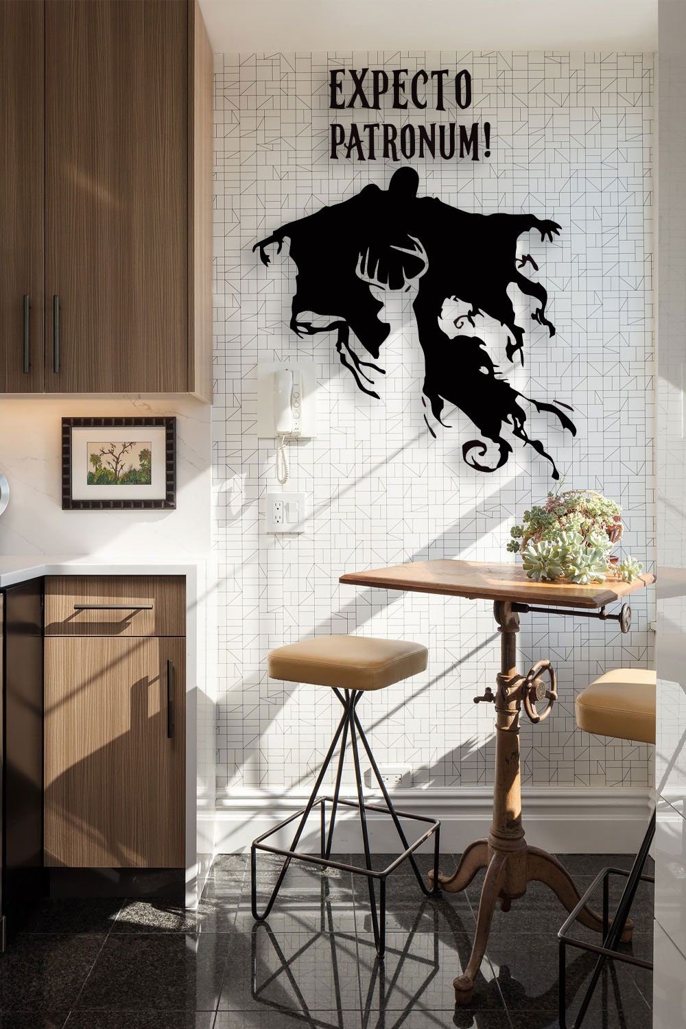 Wizard Cut Svg Dxf File Wall Sticker Pdf Silhouette Template Cnc ...