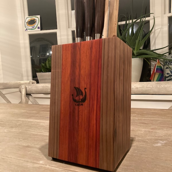 Knife Block - Etsy