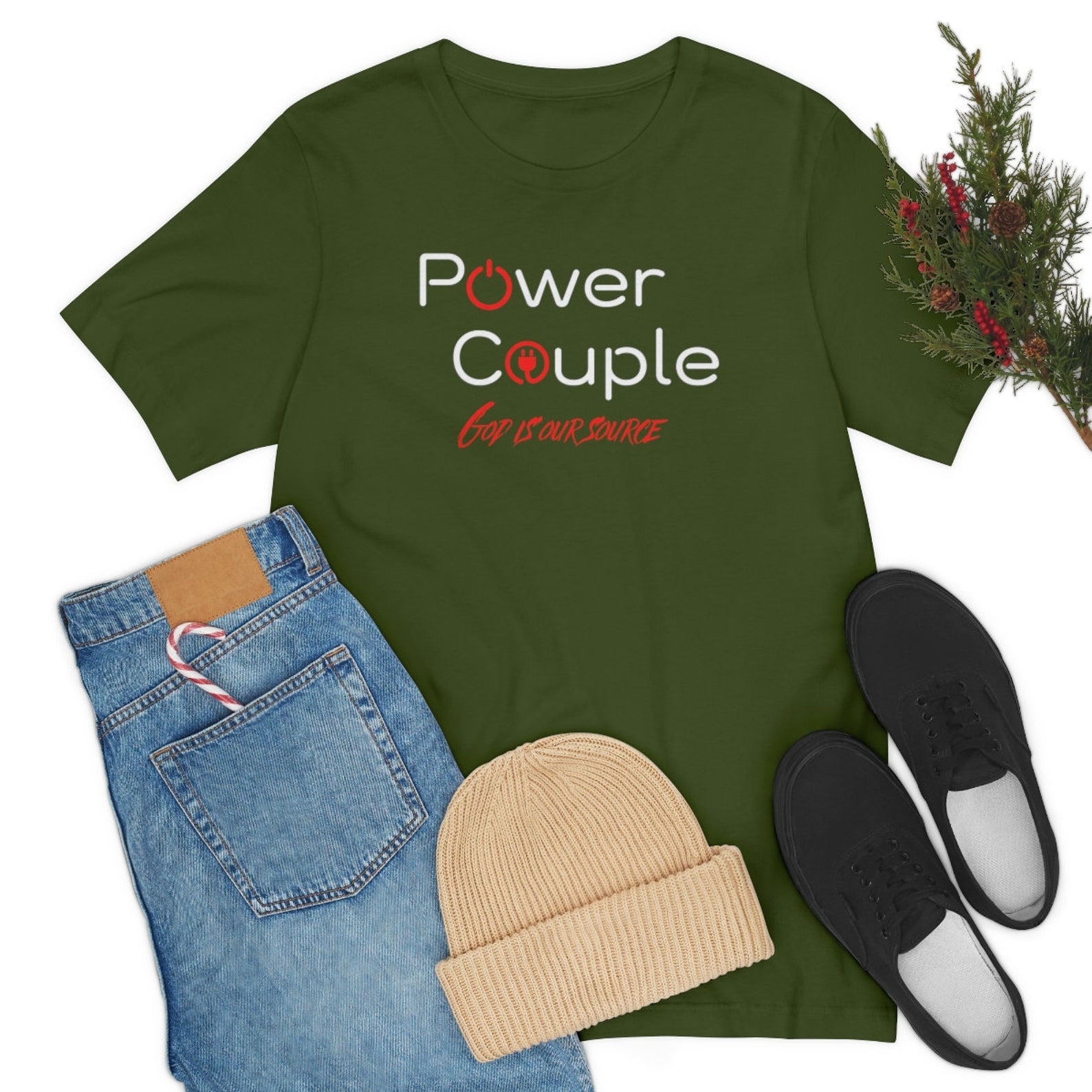 Power Couple God is the Source Tee, Power Couple Shirt, Matching Shirt ...