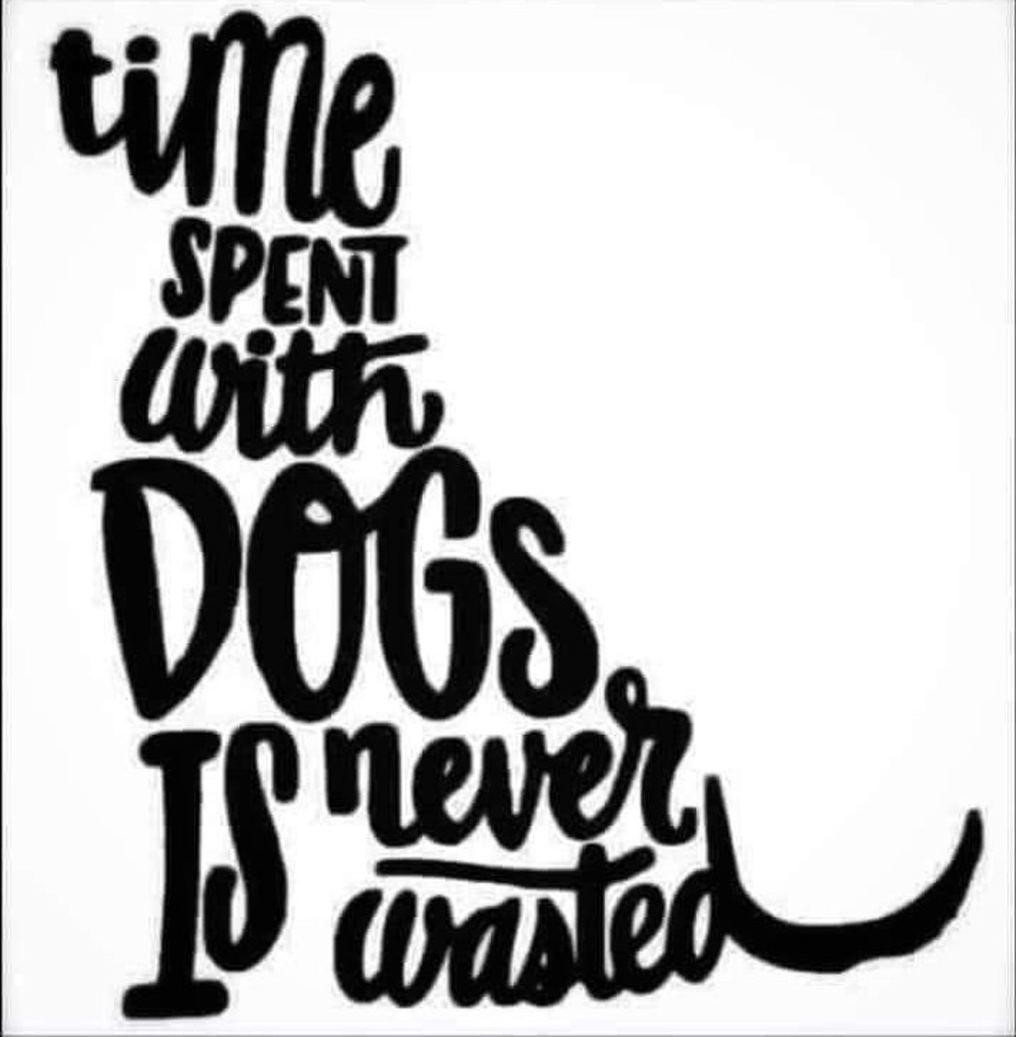 SVG "time Spent With Dogs is Never Wasted" - Etsy