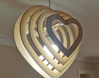 Heart Lamp Shade - Etsy UK