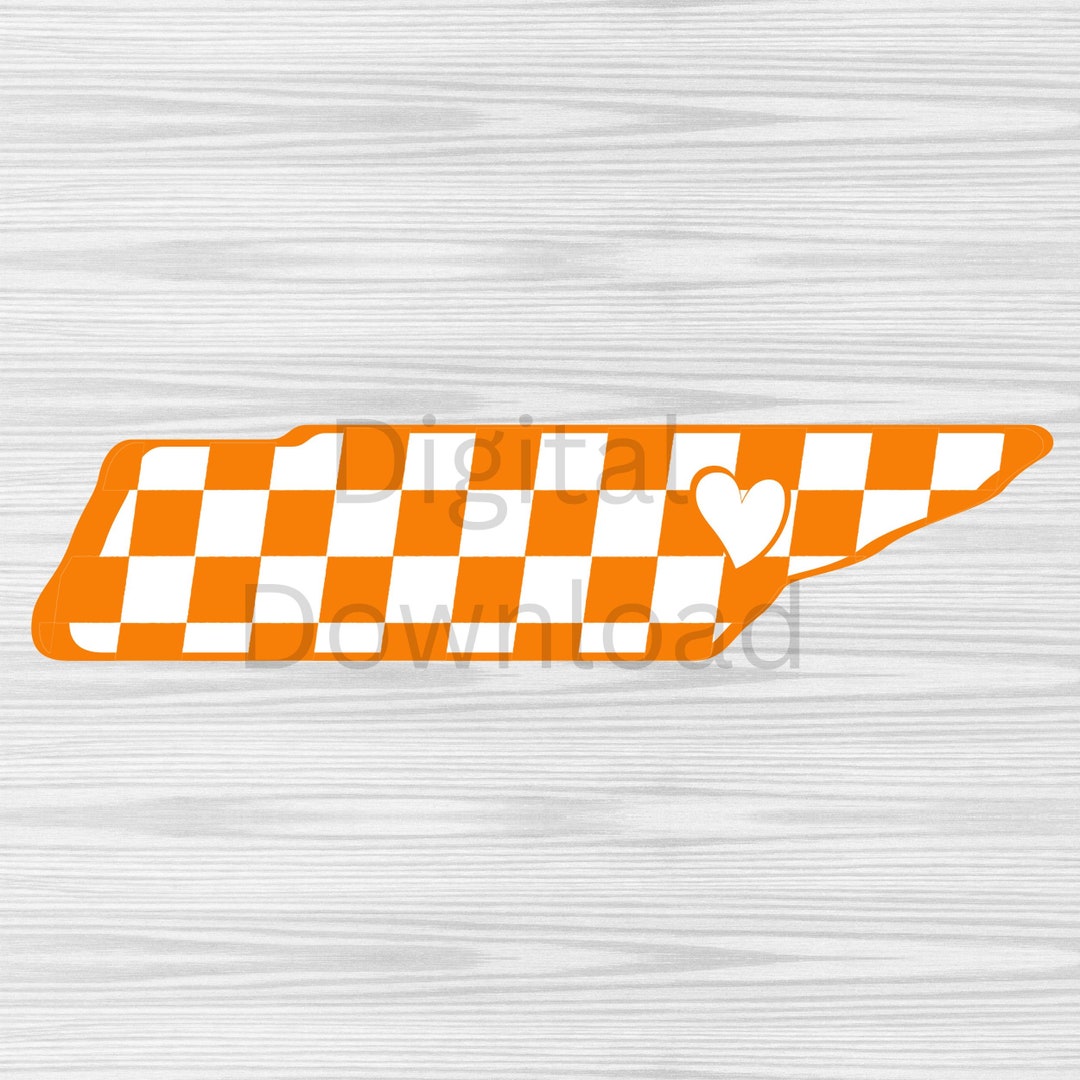 Tennessee Vols Checkerboard PNG File (digital Download) - Etsy