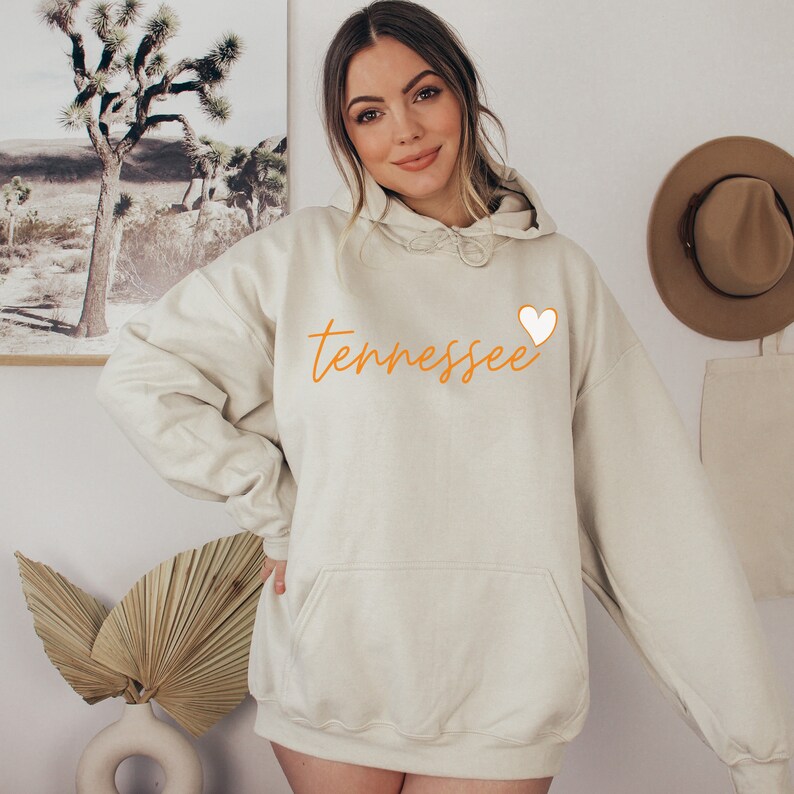 Tennessee Digital Download PNG File Orange and White Script - Etsy