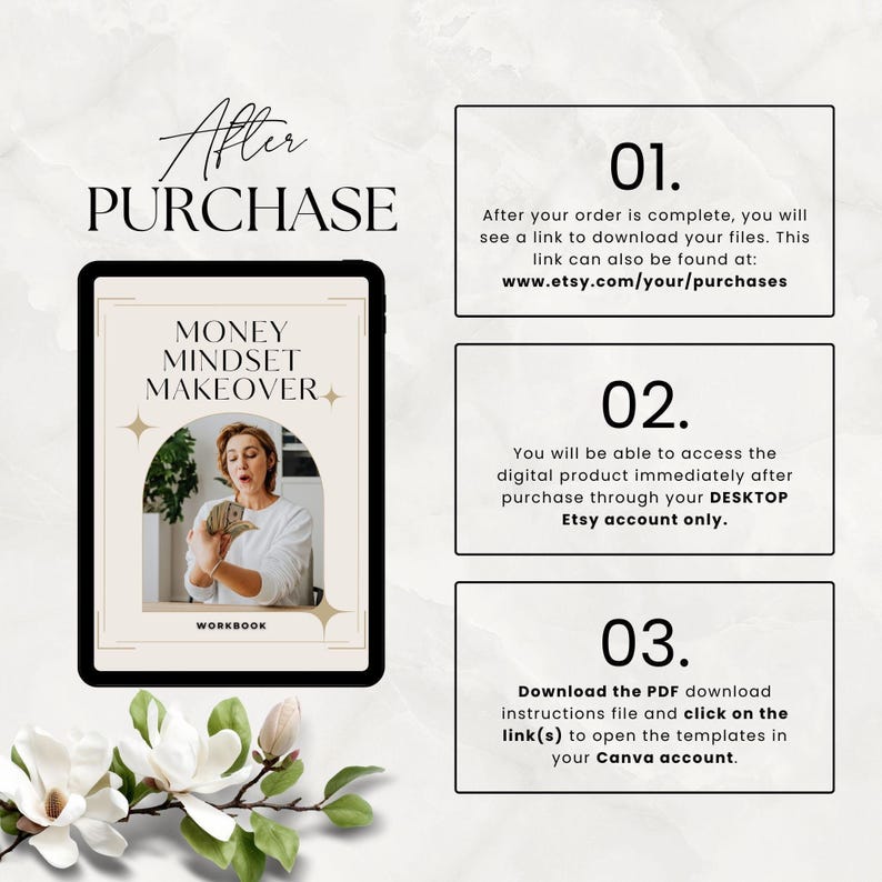 Money Mindset Workbook Template, Editable Canva Lead Magnet for Coaches ...