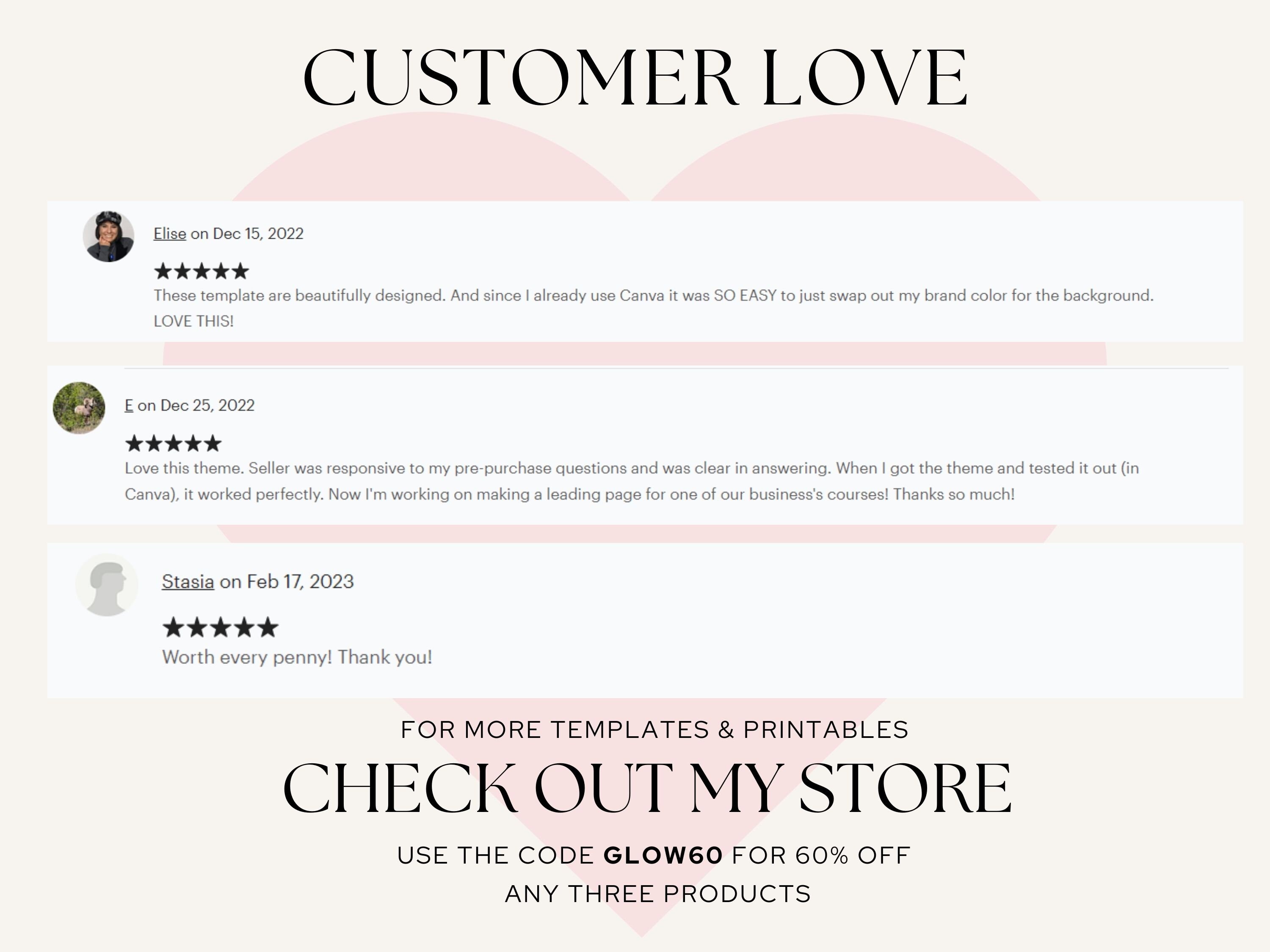 Pink Course Creator Canva Templates Online Course Coach - Etsy