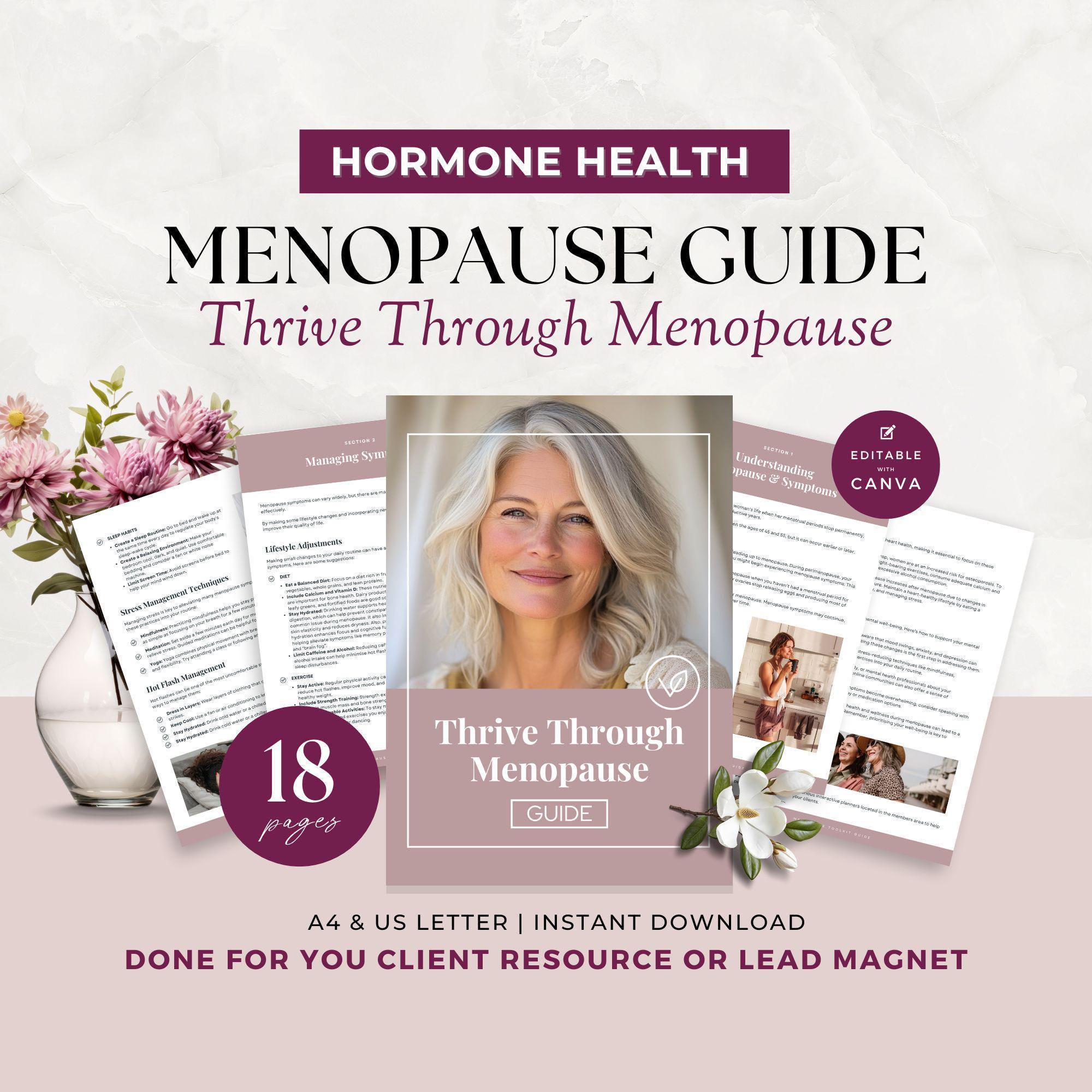 Menopause Guide for Women's Wellness Coaches, Hormone Health Coaching ...