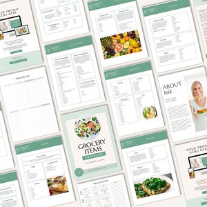 Health Coaching Program Template, Nutrition Coach, Grocery Item ...
