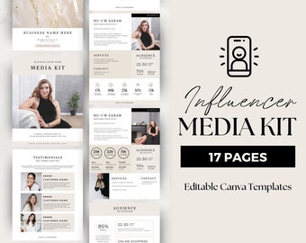 Influencer Media Kit | Media Press Kit | Rate Sheet for Influencers ...