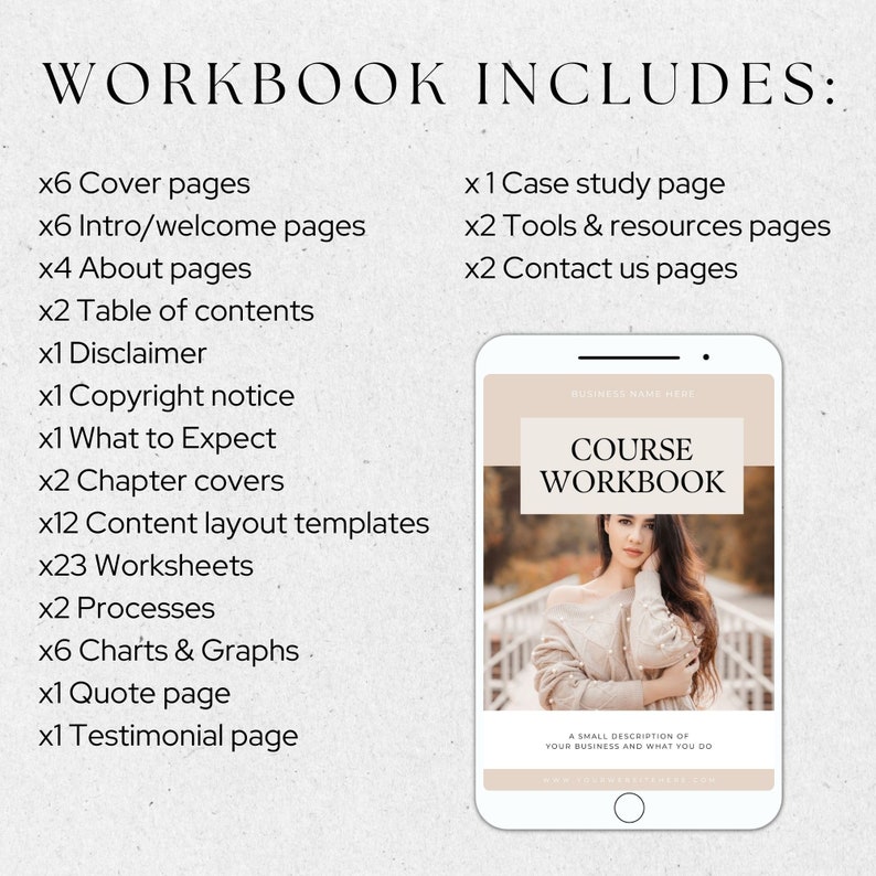 Online Course Slide Deck Template Ebook and Workbook Webinar - Etsy