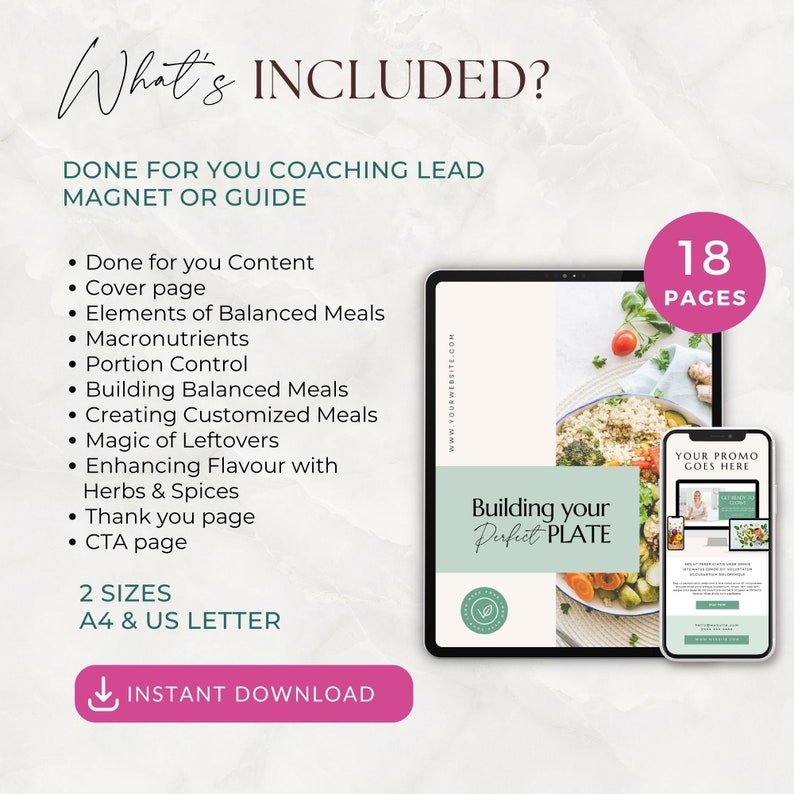Health Coaching Program Template Nutrition Coach - Etsy