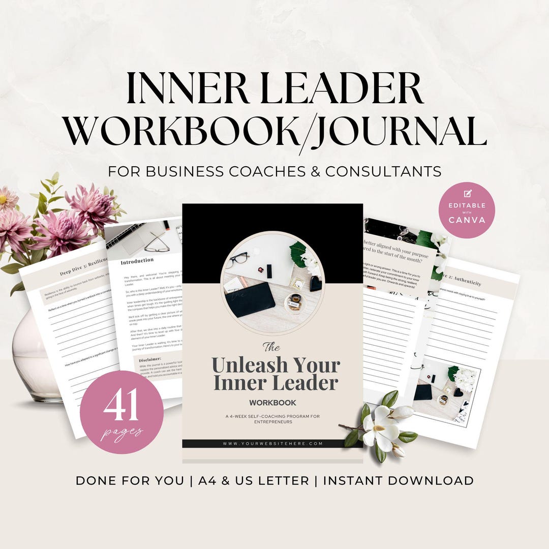 Business Coaching Workbook Template, Career Coach Worksheets, Ebook ...