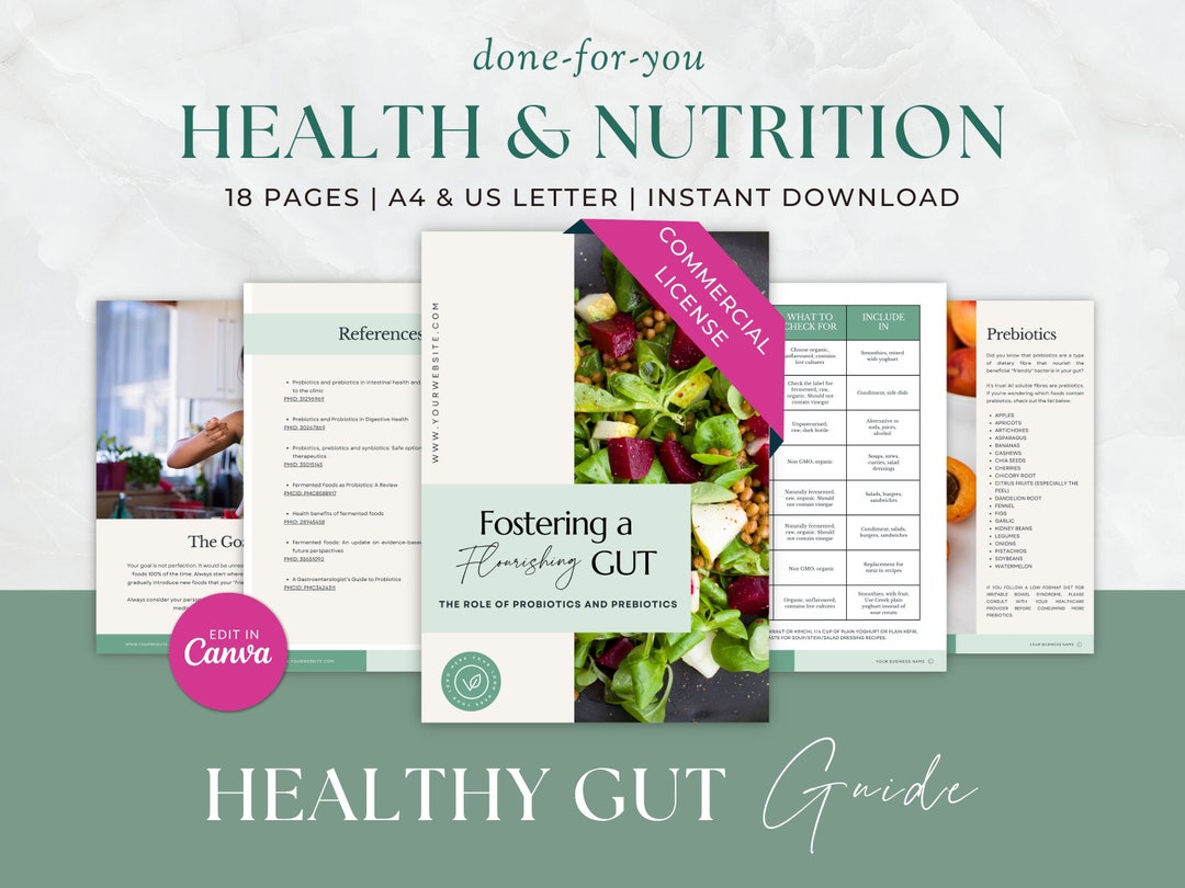 Health Coaching Program Template, Nutrition Coach, Healthy Gut ...