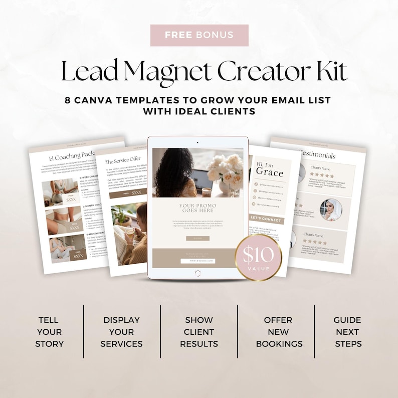 Hormone Health Worksheets Canva Template for Women’s Wellness Coaches ...