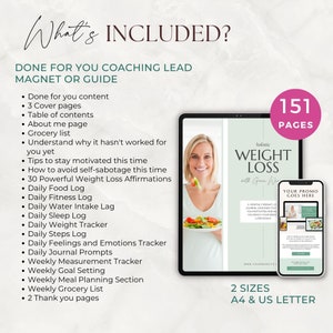 Health Coaching Program Template, Nutrition Coach, Nutritionist ...