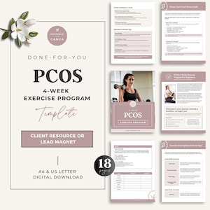 PCOS Exercise Program, Hormone Balance Workout Plan, Women's Health ...