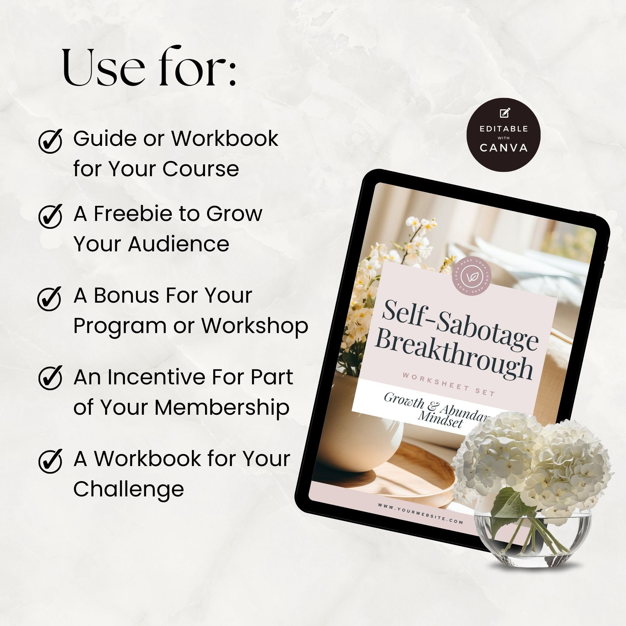 Self Sabotage Coaching Worksheet Template, Life Coach Workbook, Client Session, Self Discovery ...