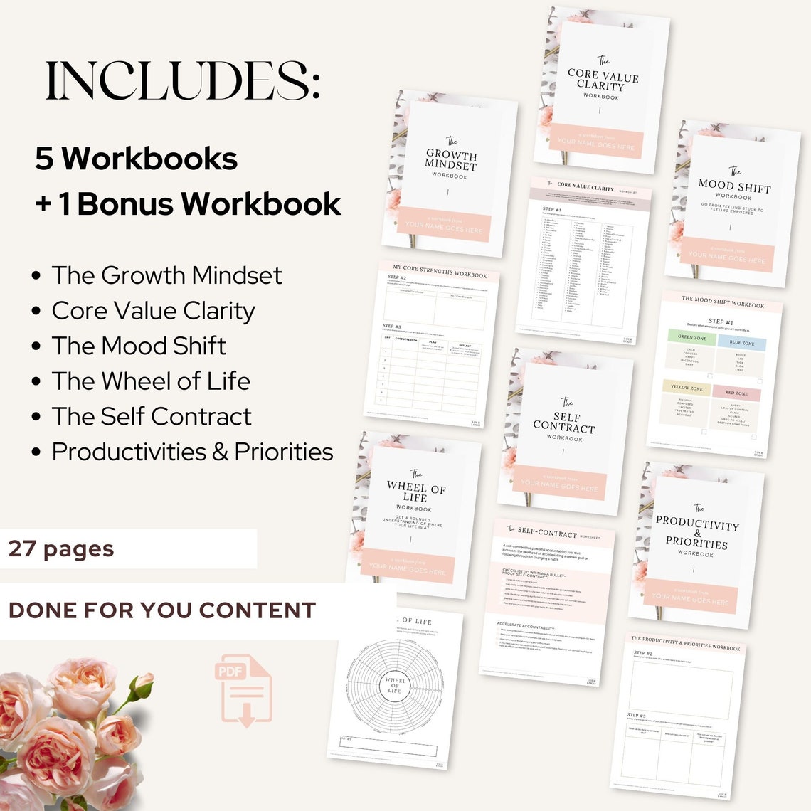 Coaching Workbook Template Bundle Coaching Business Forms - Etsy